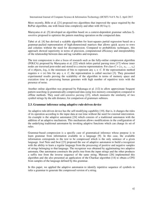 Using Adaptive Automata In Grammar-Based Text Compression To Identify Frequent Substrings | PDF