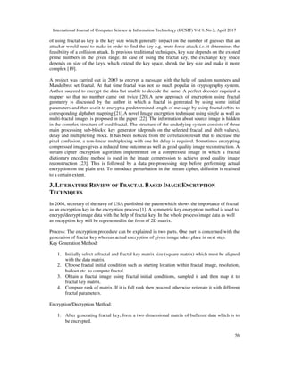 Image Encryption Techniques Using Fractal Function : A Review | PDF
