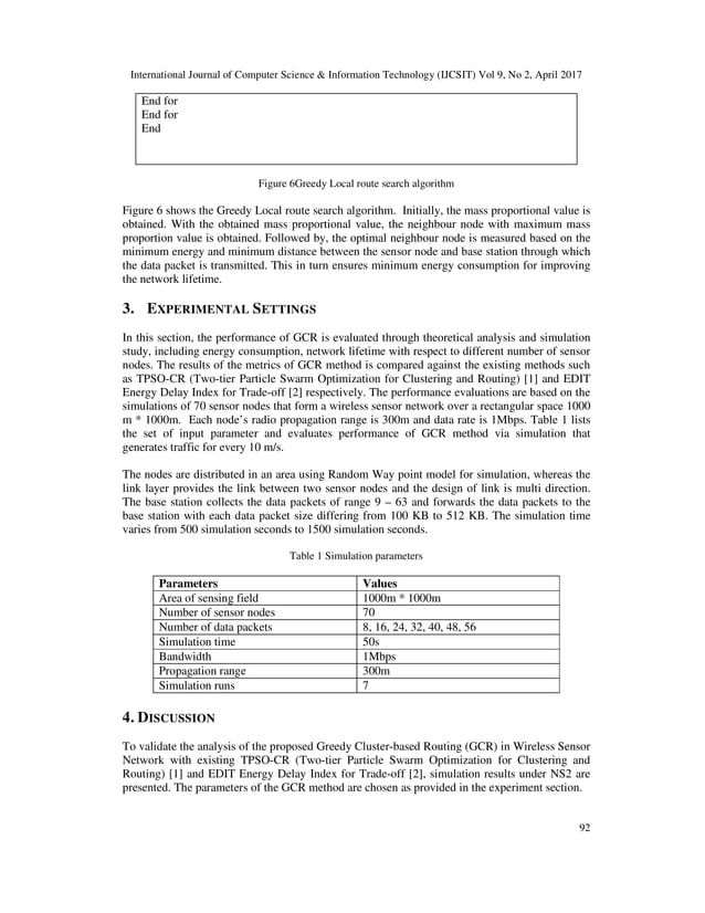 Greedy Cluster Based Routing For Wireless Sensor Networks Pdf