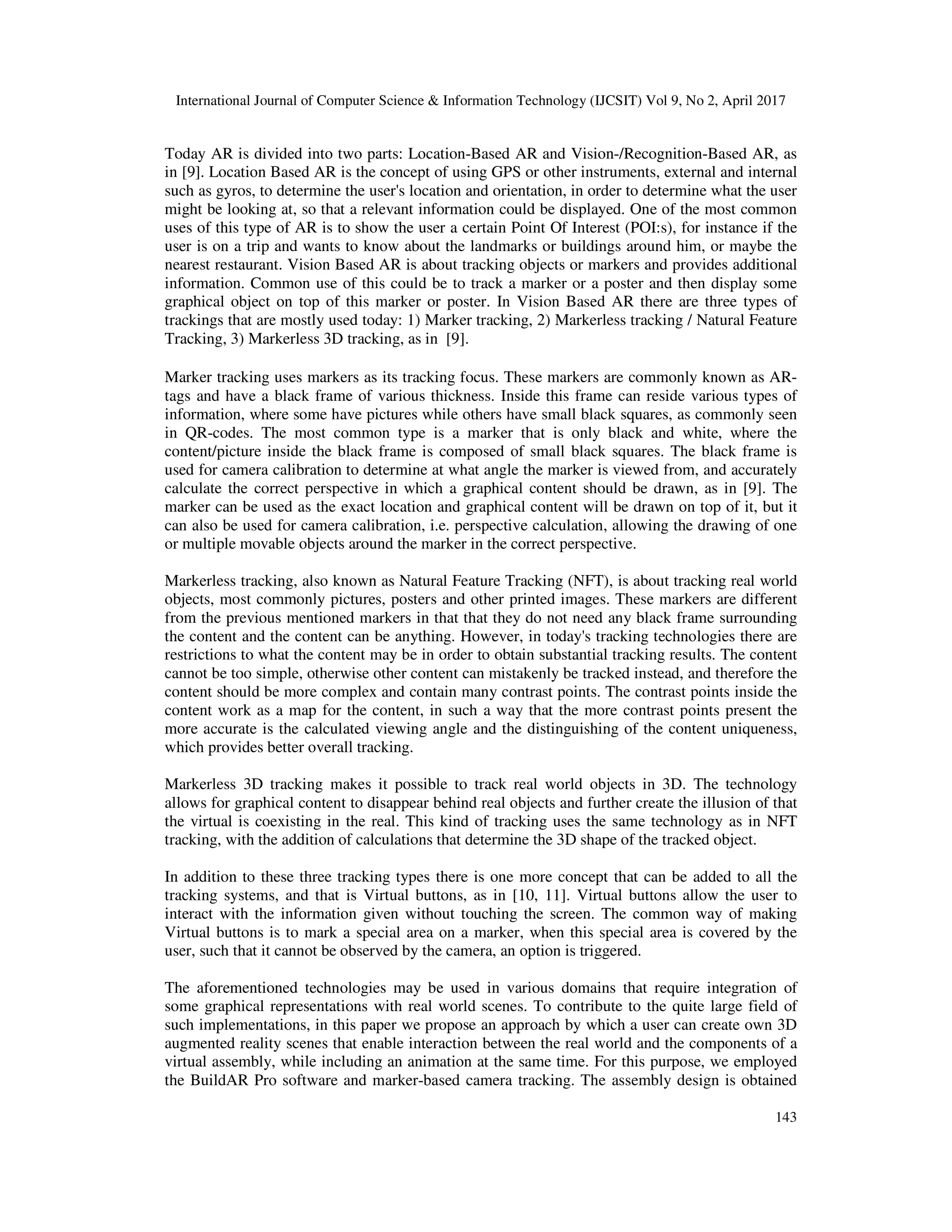 IMPLEMENTATION OF INTERACTIVE AUGMENTED REALITY IN 3D ASSEMBLY DESIGN PRESENTATION | PDF ...