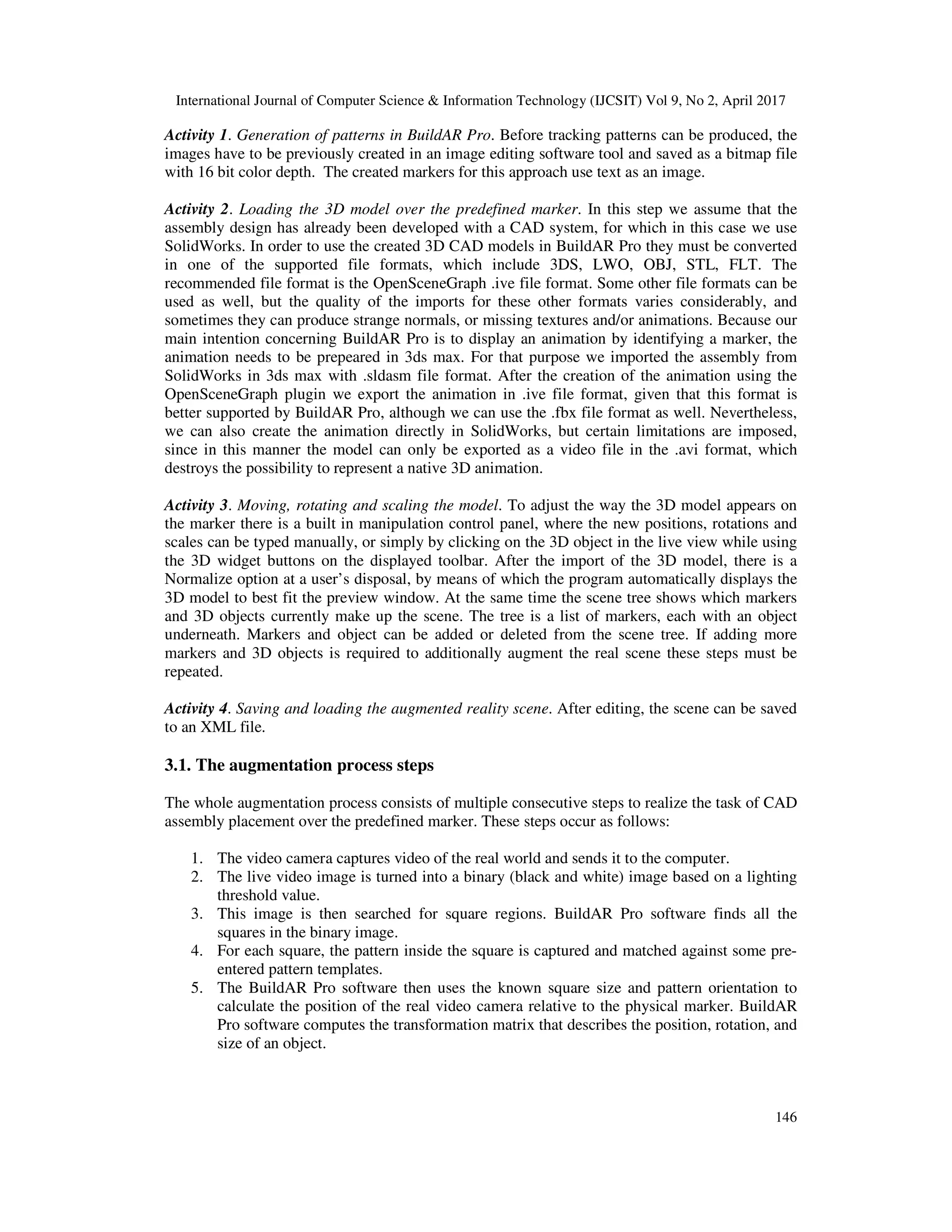 IMPLEMENTATION OF INTERACTIVE AUGMENTED REALITY IN 3D ASSEMBLY DESIGN PRESENTATION | PDF ...