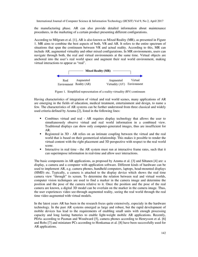 IMPLEMENTATION OF INTERACTIVE AUGMENTED REALITY IN 3D ASSEMBLY DESIGN PRESENTATION | PDF ...