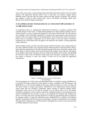 IMPLEMENTATION OF INTERACTIVE AUGMENTED REALITY IN 3D ASSEMBLY DESIGN ...
