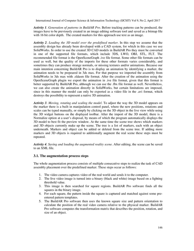 IMPLEMENTATION OF INTERACTIVE AUGMENTED REALITY IN 3D ASSEMBLY DESIGN PRESENTATION | PDF ...