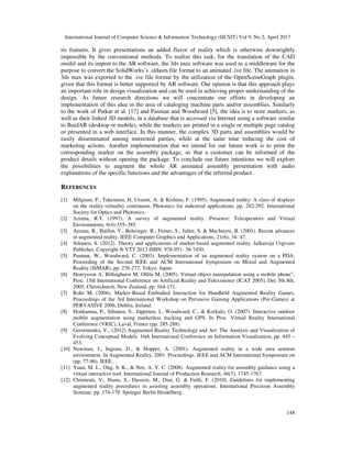 IMPLEMENTATION OF INTERACTIVE AUGMENTED REALITY IN 3D ASSEMBLY DESIGN ...