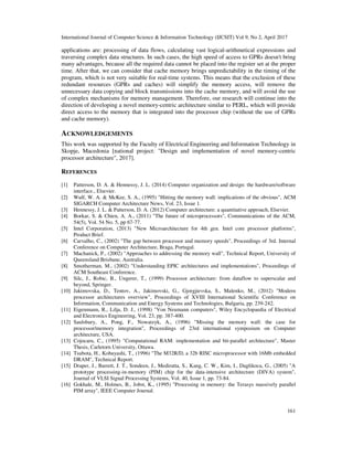 A Survey of Different Approaches for Overcoming the Processor - Memory Bottleneck | PDF