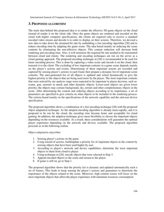 Efficient Cloud Gaming Scheme Using Scene Objects Adaptation | PDF