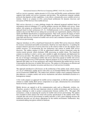 USING MOBILE SERVICE FOR SUPPLY CHAIN MANAGEMENT: A SURVEY AND CHALLENGES | PDF