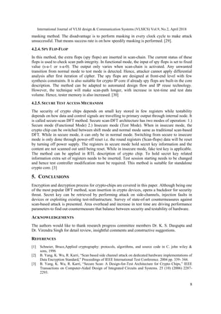 HARDWARE SECURITY IN CASE OF SCAN-BASED ATTACK ON CRYPTO-HARDWARE | PDF