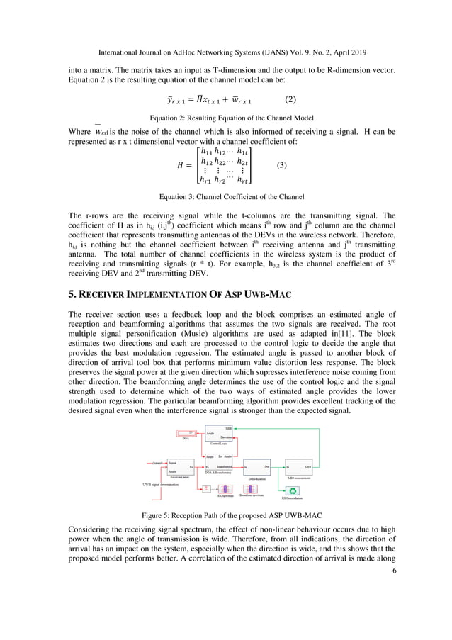 FRAMEWORK, IMPLEMENTATION AND ALGORITHM FOR ASYNCHRONOUS POWER SAVING OF UWB- MAC WITH STEERABLE ...