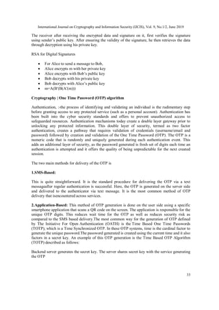 CRYPTOLOGY AND INFORMATION SECURITY - PAST, PRESENT, AND FUTURE ROLE IN ...