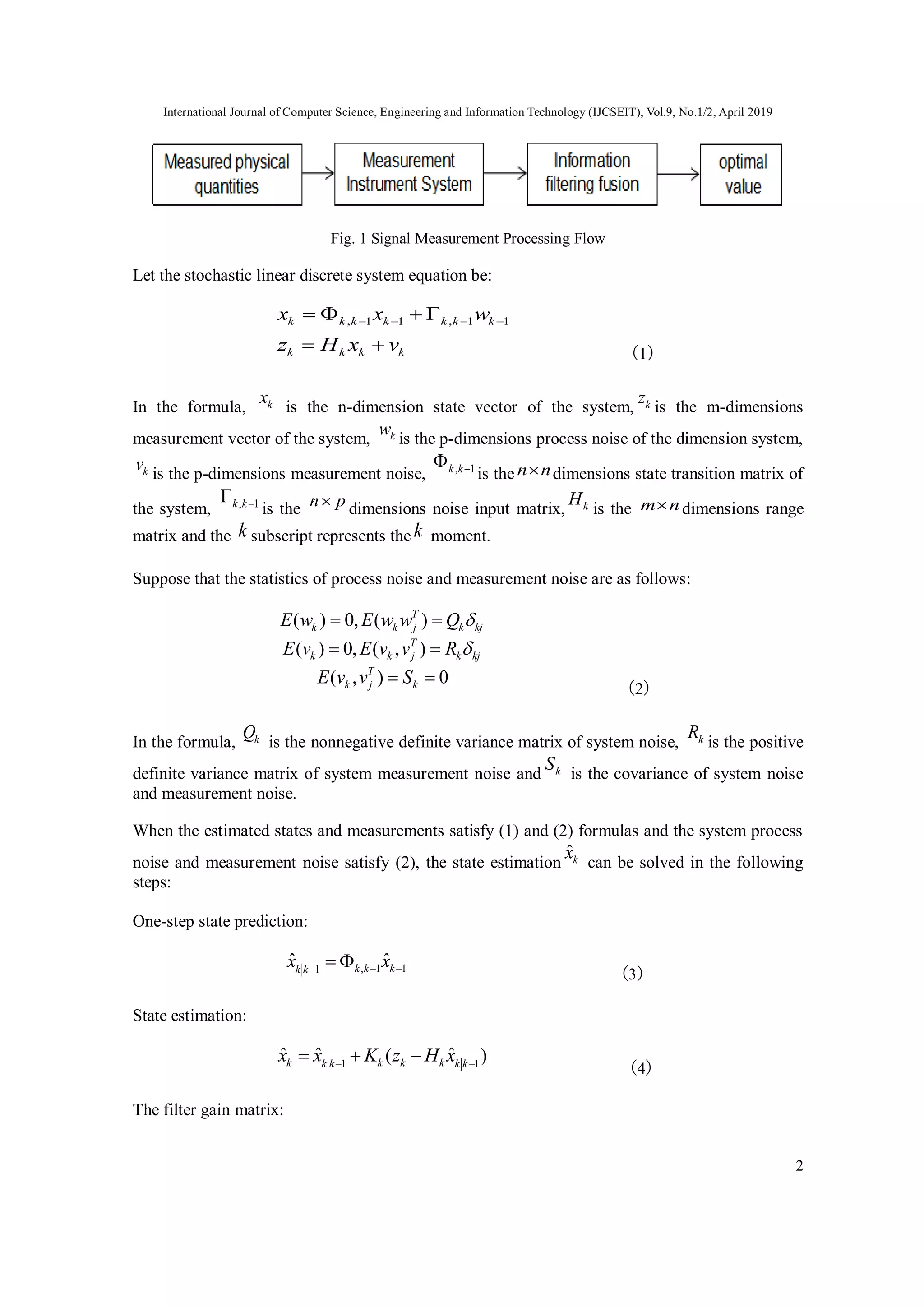 A NEW METHOD OF SMALL-SIGNAL CALIBRATION BASED ON KALMAN FILTER | PDF