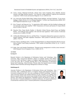 ENERGY-EFFICIENT LOW DROPOUT REGULATOR WITH SWITCHING MECHANISM AND ...