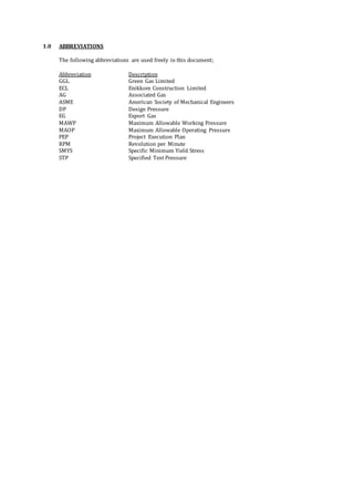 Hydrotest REPORT FOR 4'' 158m Line. | DOCX