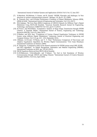 COMPARISON OF BIT ERROR RATE PERFORMANCE OF VARIOUS DIGITAL MODULATION ...