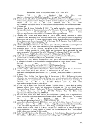 92INFORMATION AND COMMUNICATION TECHNOLOGY (ICT) INEQUITIES: A ...