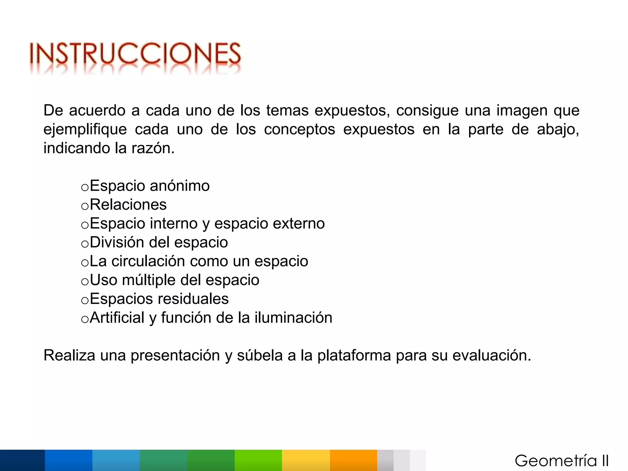 Cualidades del Espacio | PPT