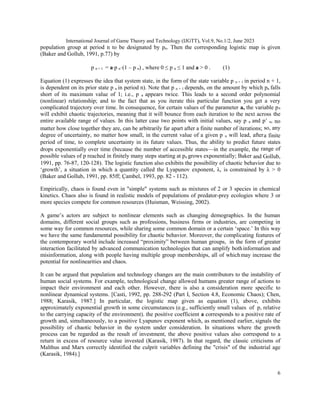 PREDICTING THE EVOLUTION OF CONFLICTS USING FUZZY RECURRENT GAMES | PDF