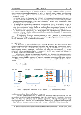 An improved convolutional recurrent neural network for stock price ...