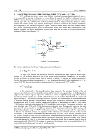 New artificial neural network design for Chua chaotic system prediction using FPGA hardware co ...