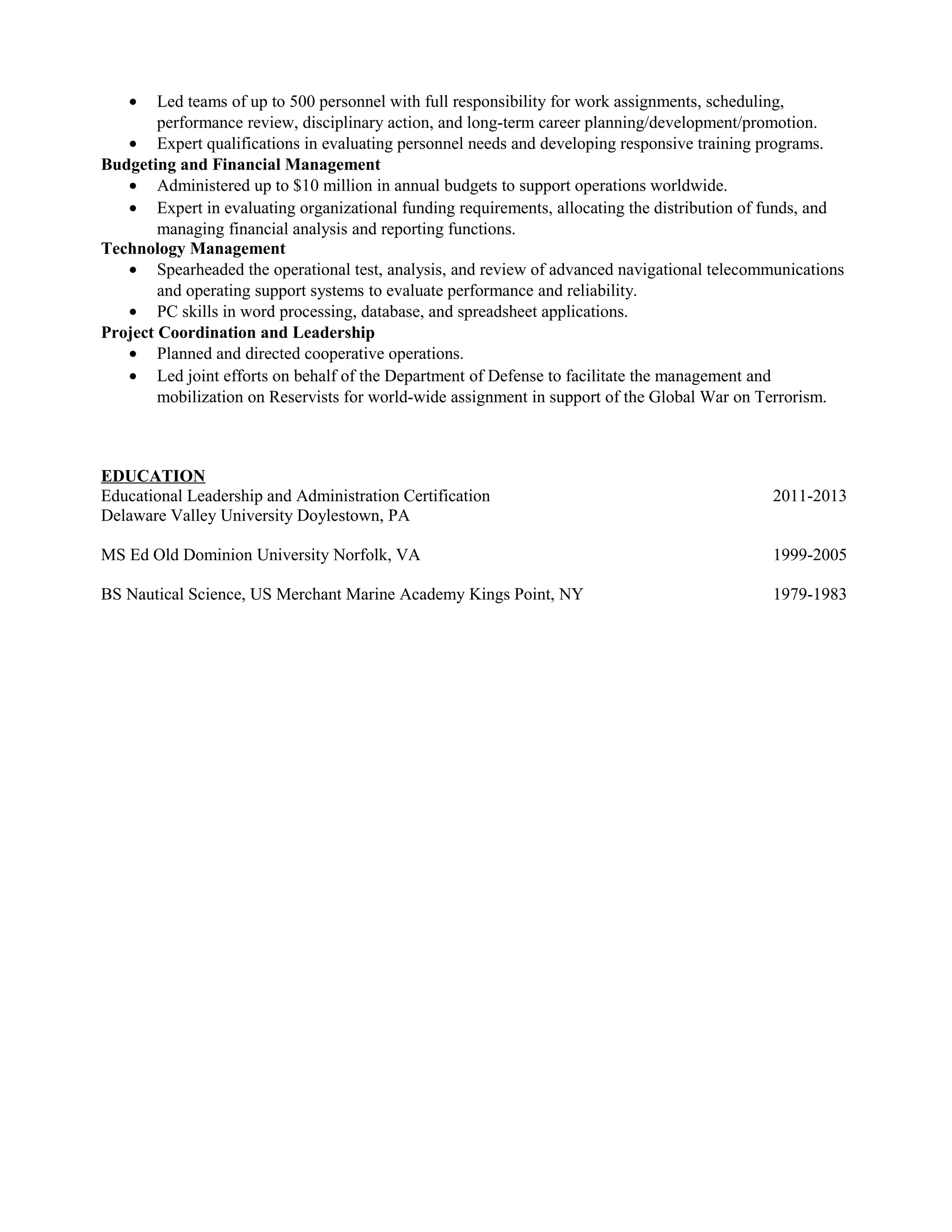 colonna resume rev 2015 | PDF