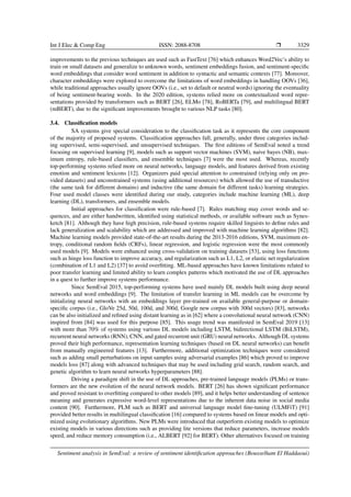 Sentiment analysis in SemEval: a review of sentiment identification approaches | PDF