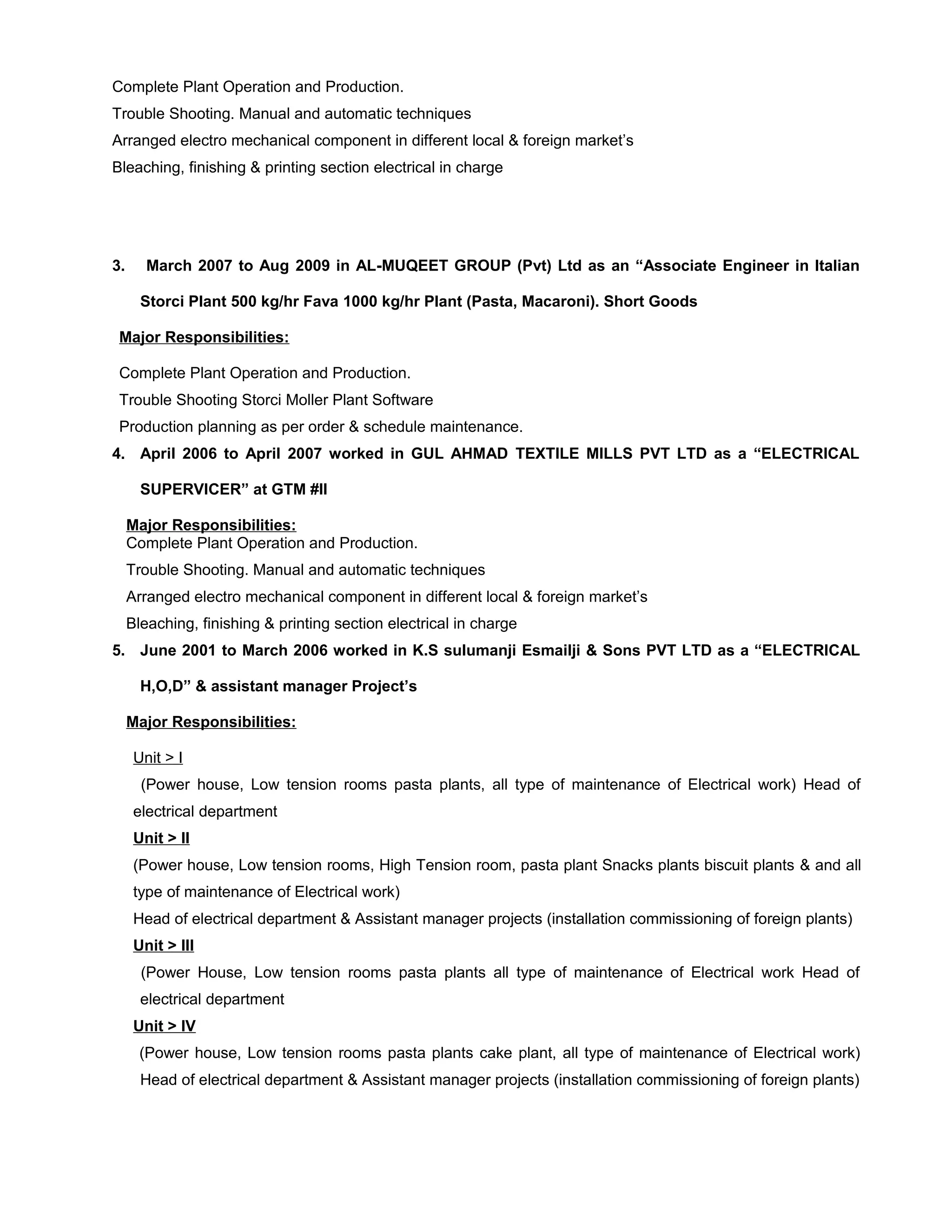 Muhammad Noman Resume | DOC | Business | Business and Finance