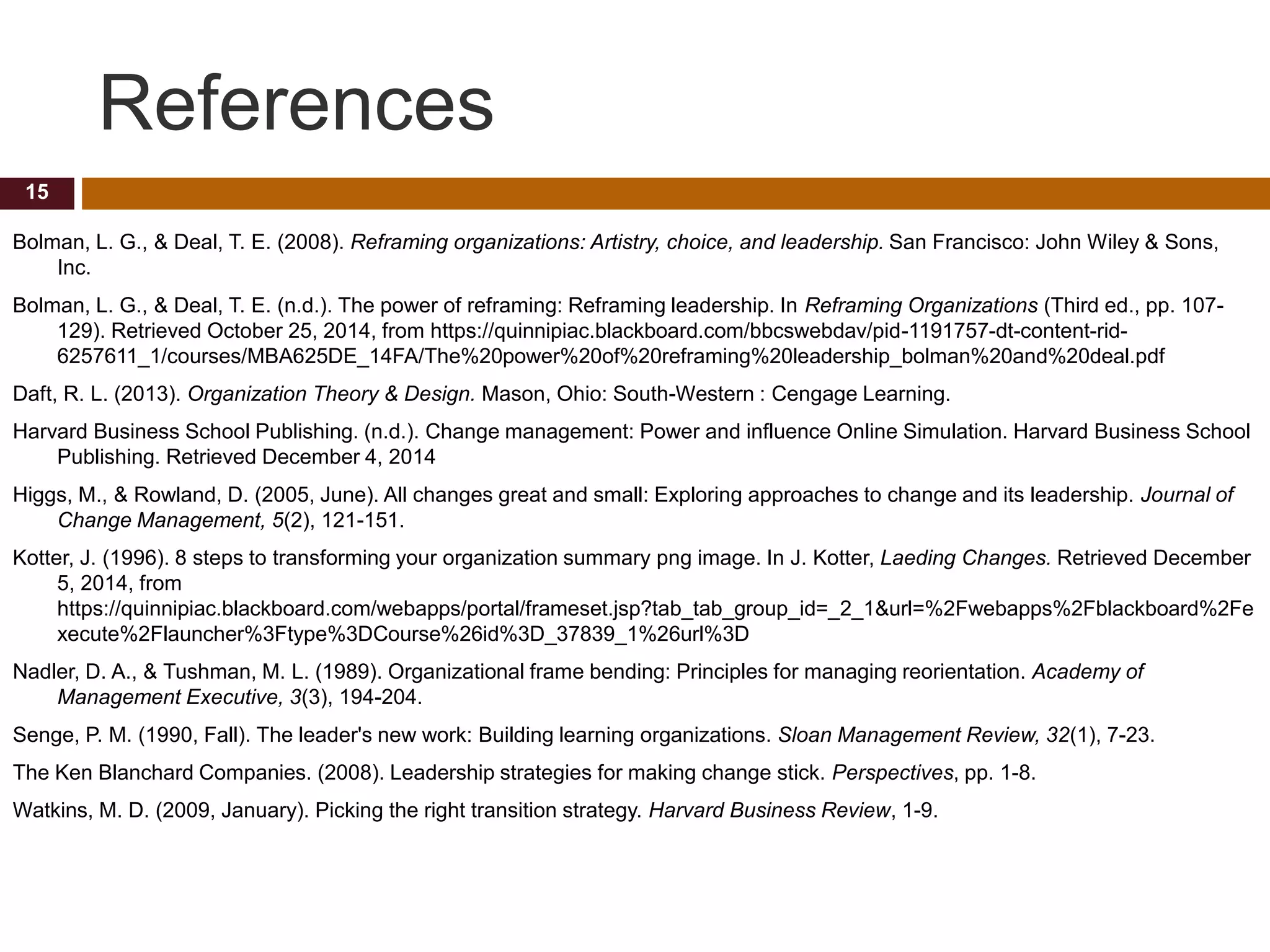 FINAL DRAFT, Change Management Simulation Presentation | PPTX