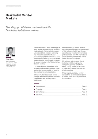 Savills Residential Capital Markets Brochure 2016_final | PDF