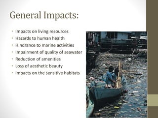 MARINE POLLUTION pollution presentation | PPTX