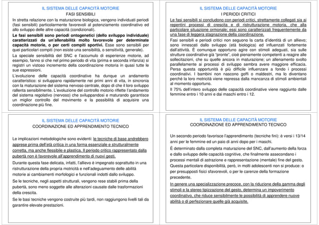 922 sistema delle_capacita_motorie_condizionali_coordinative | PDF ...