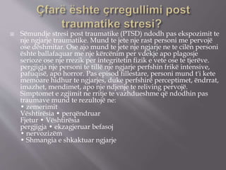 gjithcka rrethe stresi | PPTX