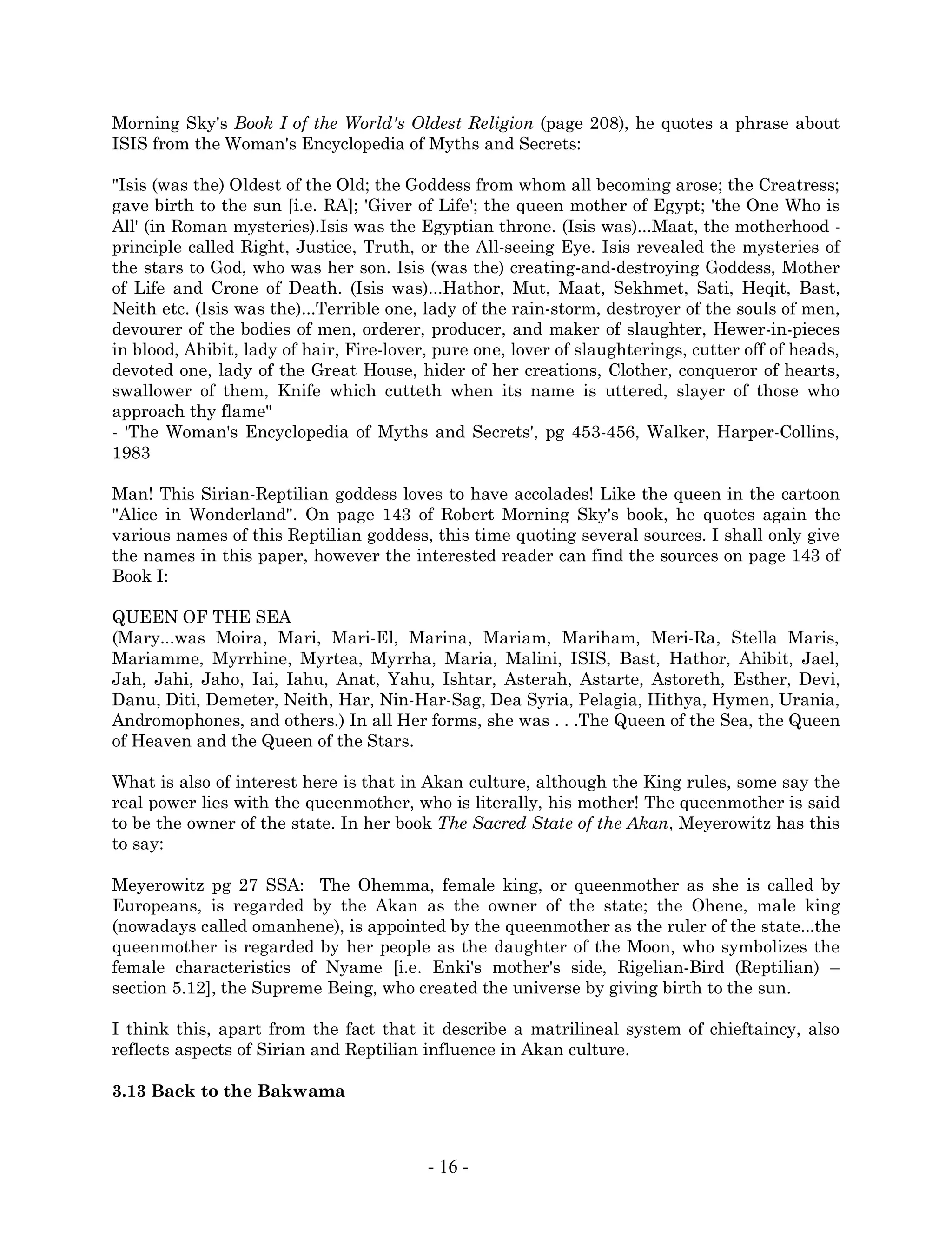 The Akan Other Africans and the Sirius Star System | PDF