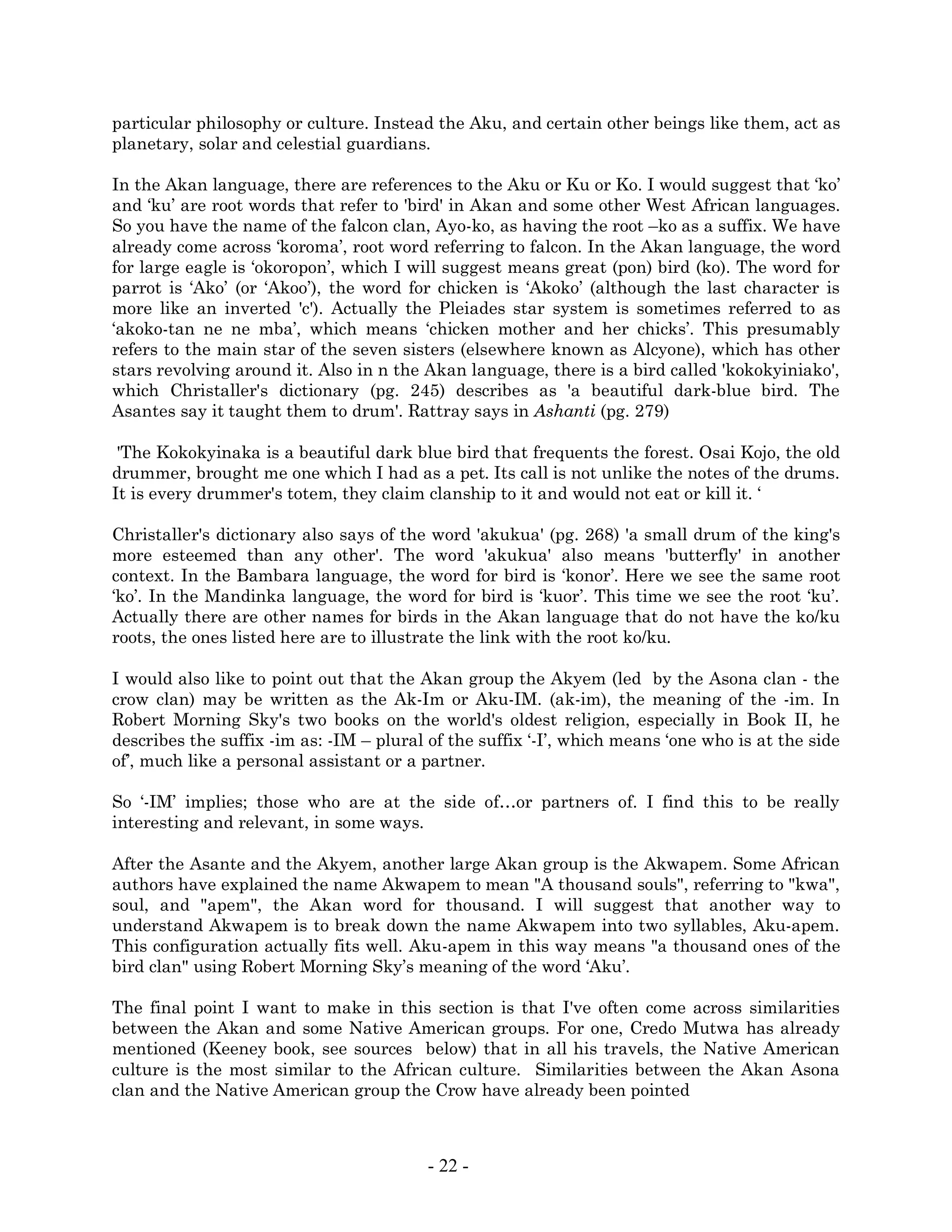 The Akan Other Africans and the Sirius Star System | PDF