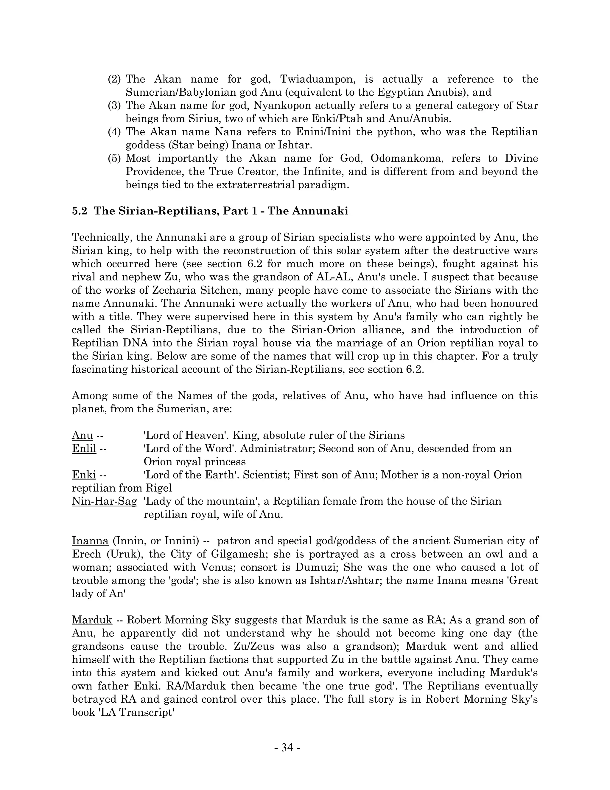 The Akan Other Africans and the Sirius Star System | PDF