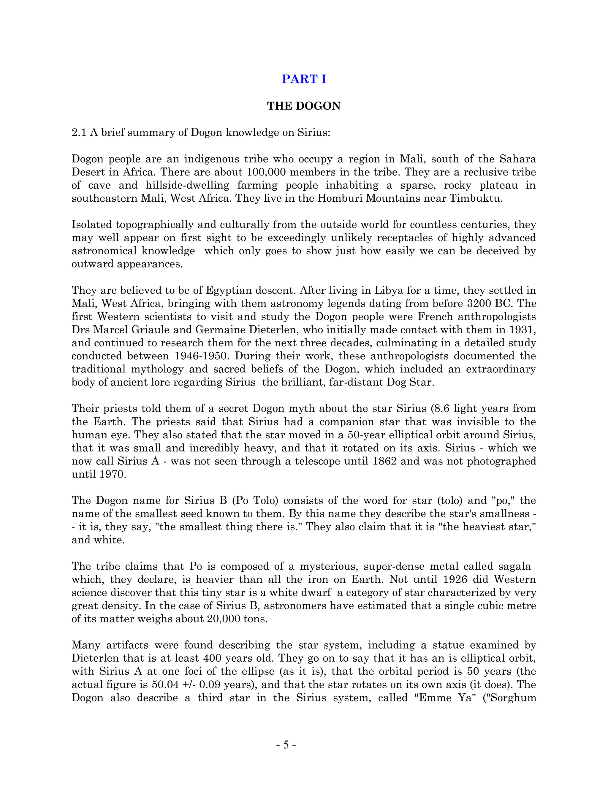 The Akan Other Africans and the Sirius Star System | PDF
