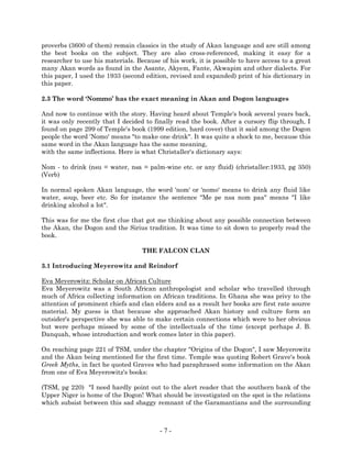 The Akan Other Africans and the Sirius Star System | PDF