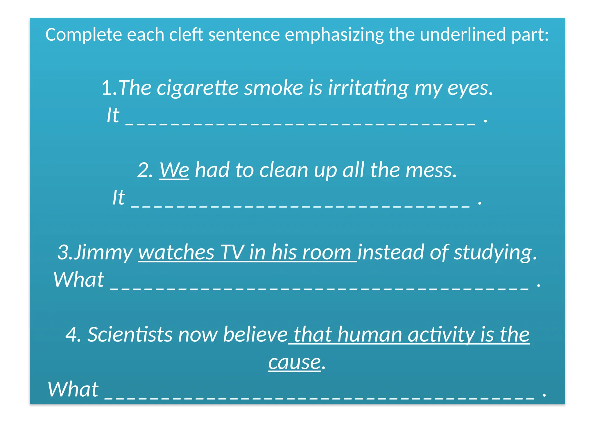 inversion and cleft sentences english learning | PPT