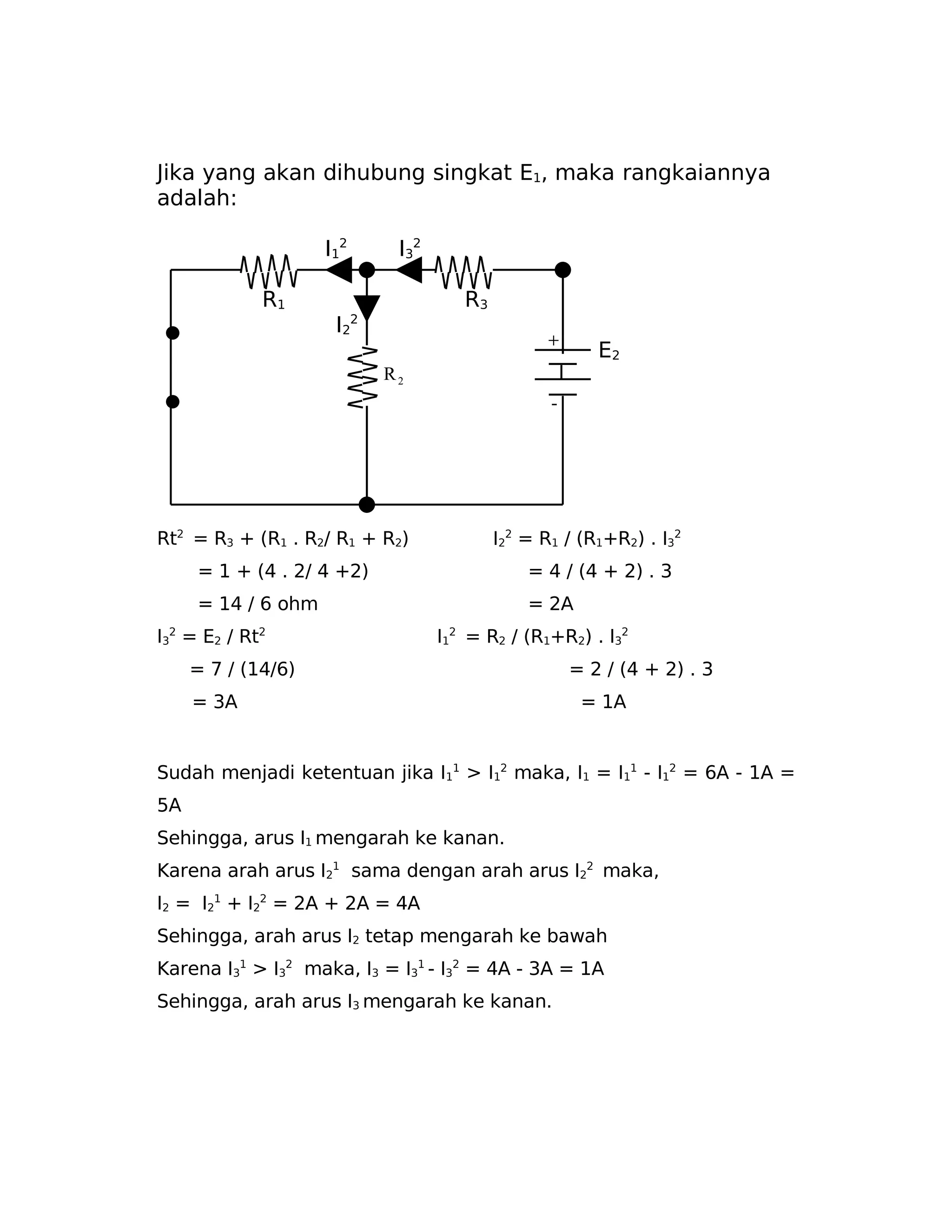 92342285 contoh-dengan-2-node-teorema-superposisi | PDF
