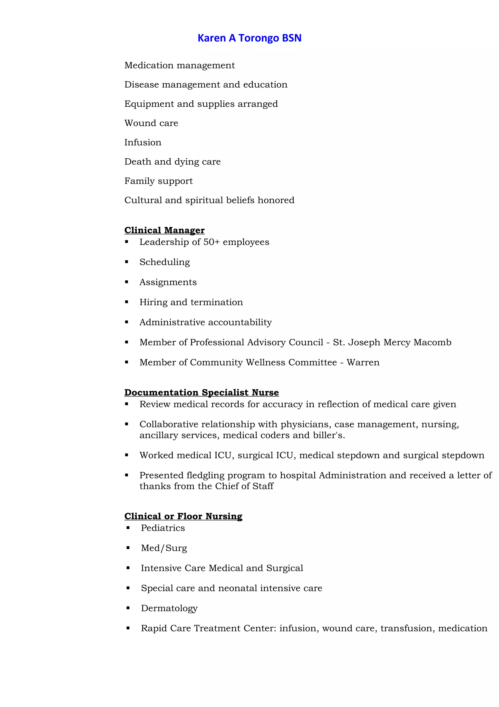 1Karen Torongo BSN | PDF