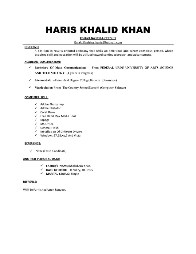 HARIS KHALID KHAN | PDF