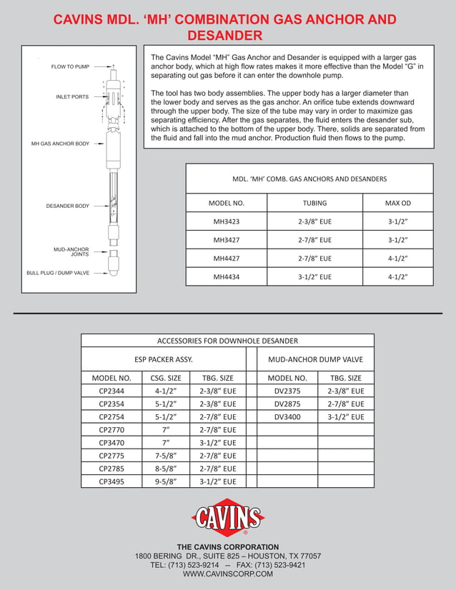 Cavins Brochure | PDF