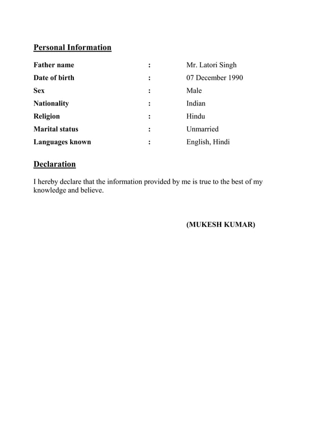 curriculum vitae max | PDF