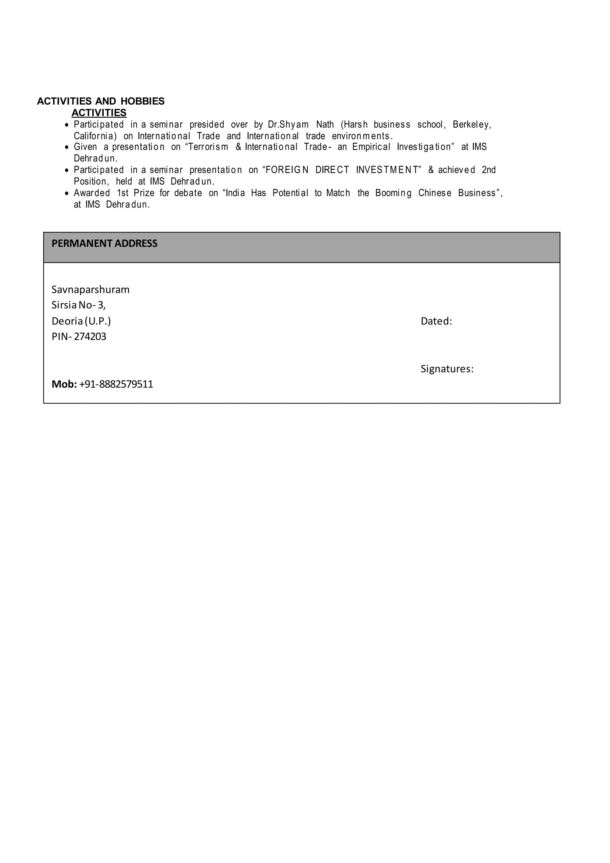 Dhananjay's-CV | DOCX