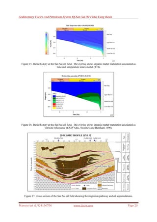 Sedimentary Facies And Petroleum System Of San Sai Oil Field, Fang ...