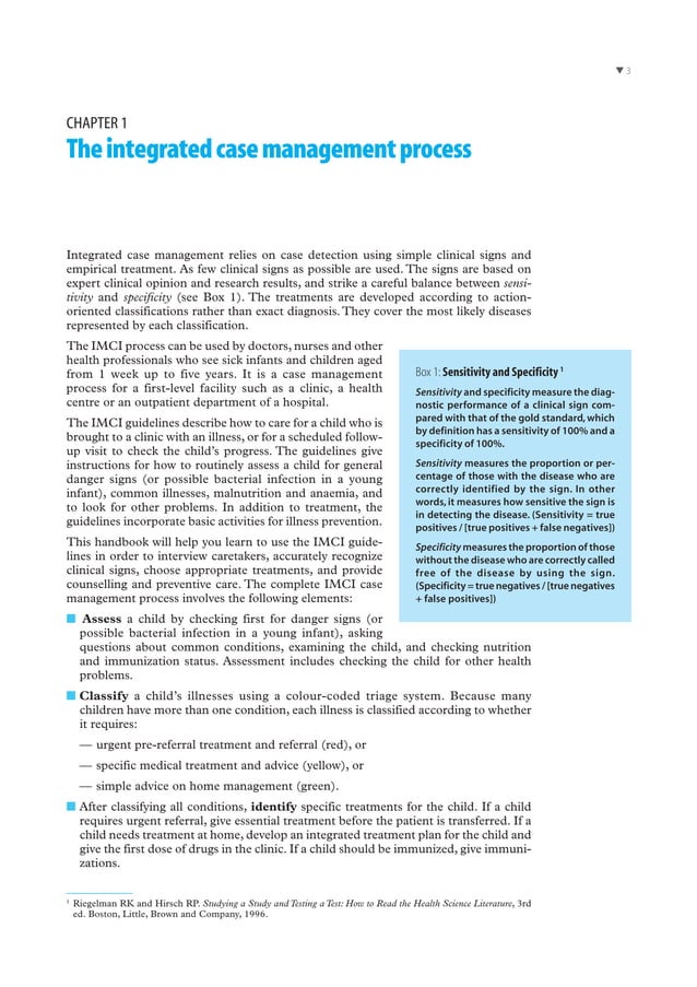 handbook IMCI - integrated management of childhood illness | PDF