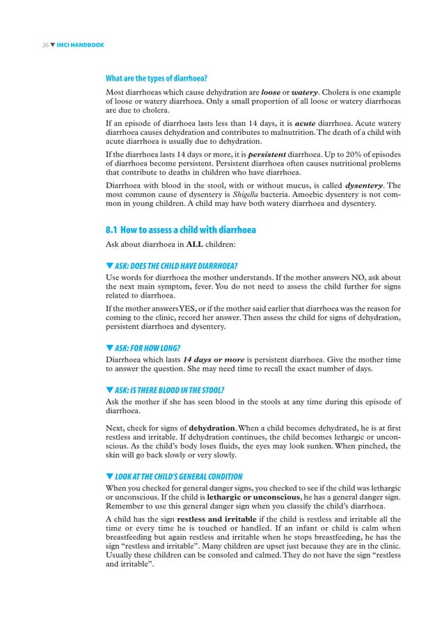 handbook IMCI - integrated management of childhood illness | PDF