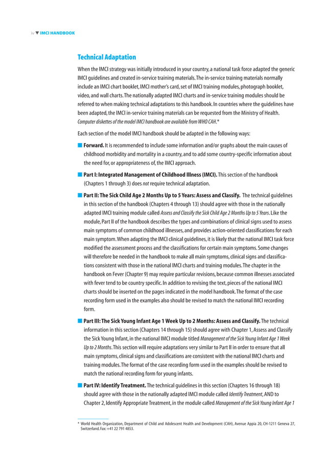 handbook IMCI - integrated management of childhood illness | PDF