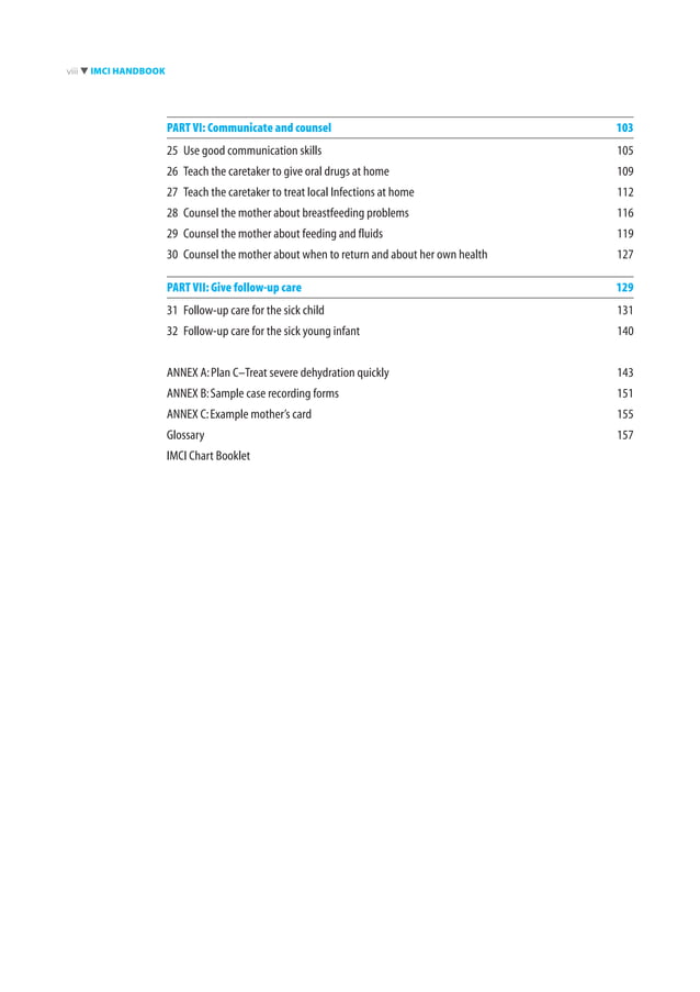 handbook IMCI - integrated management of childhood illness | PDF