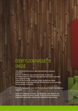 Renners SOLID WB Floor Coating Range Flier Release PDF _ENG | PDF ...